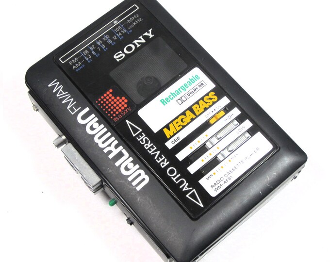 Vintage Sony Walkman WM-AF61 Cassette Tape Player AM FM Radio Tested ...