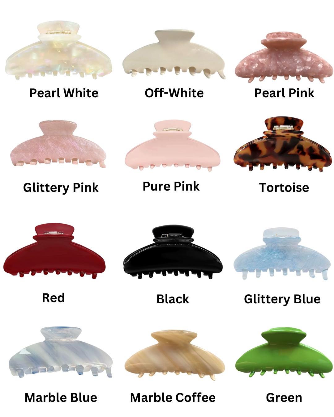 Personalized Name Hair Claw Custom Hair Claw Hair Clip Bridesmaid Gift ...