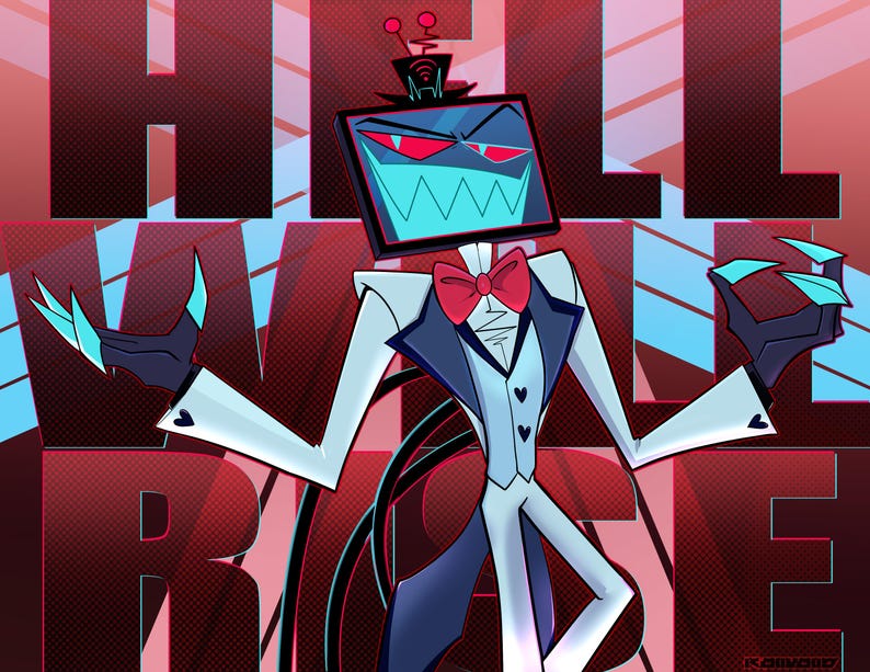 Hazbin Hell Will Rise Print - Etsy