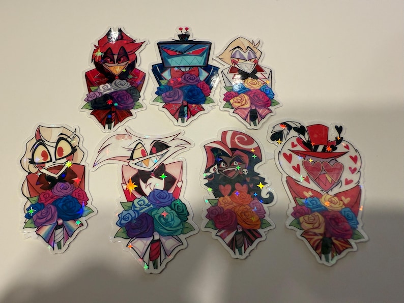 Hazbin Sticker Packs Set 1 - Etsy