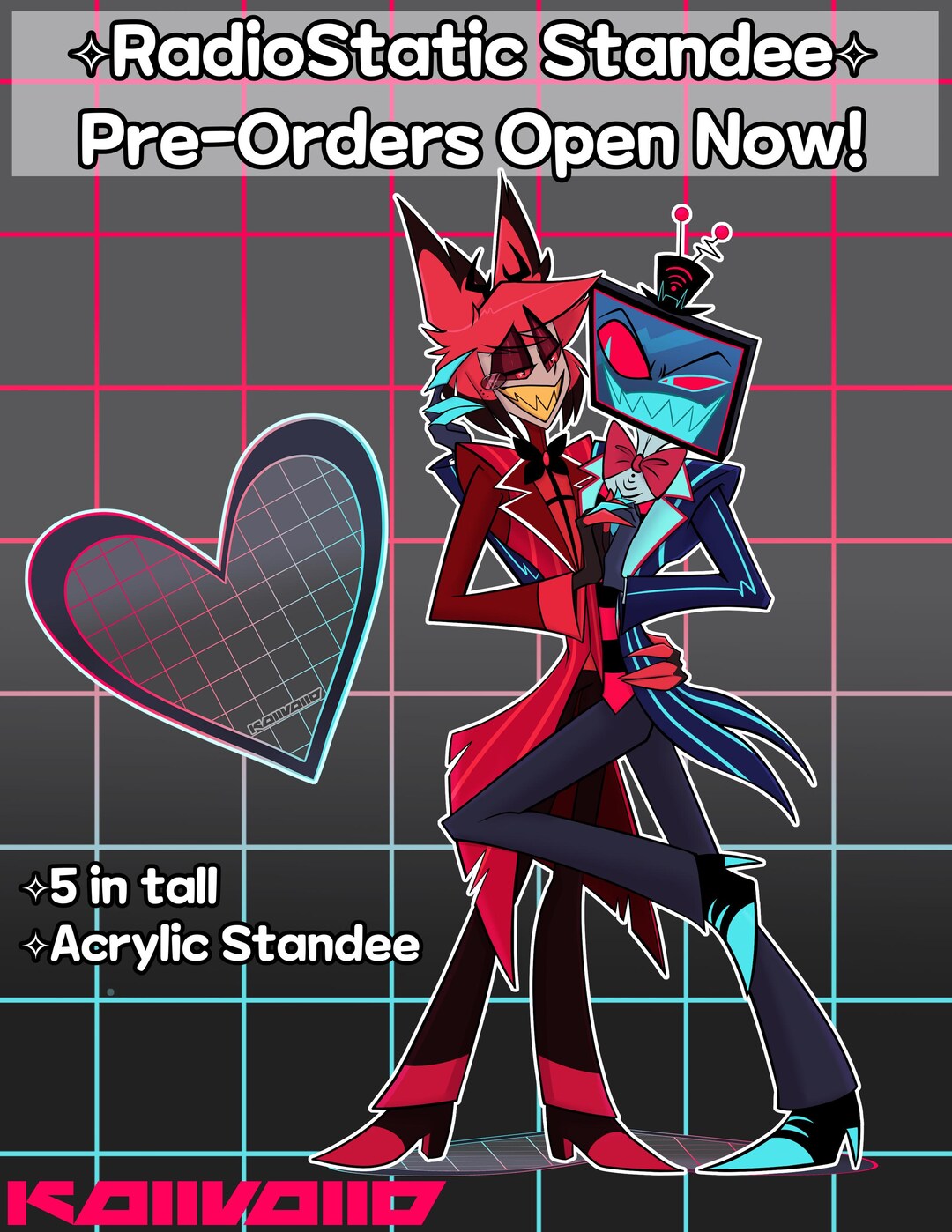 Radiostatic Dancing Standee (pre-order) - Etsy