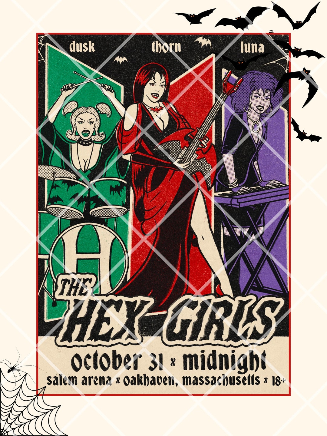 Hex Girls Poster - Digital Download - Etsy