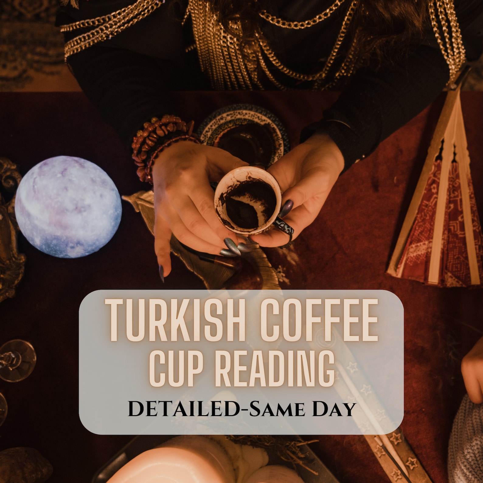 Turkish Coffee Cup Reading, Same Day, Fortune Teller, Detailed Coffee ...