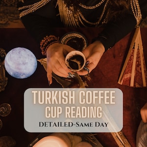 Turkish Coffee Cup Reading, Same Day, Fortune Teller, Detailed Coffee ...