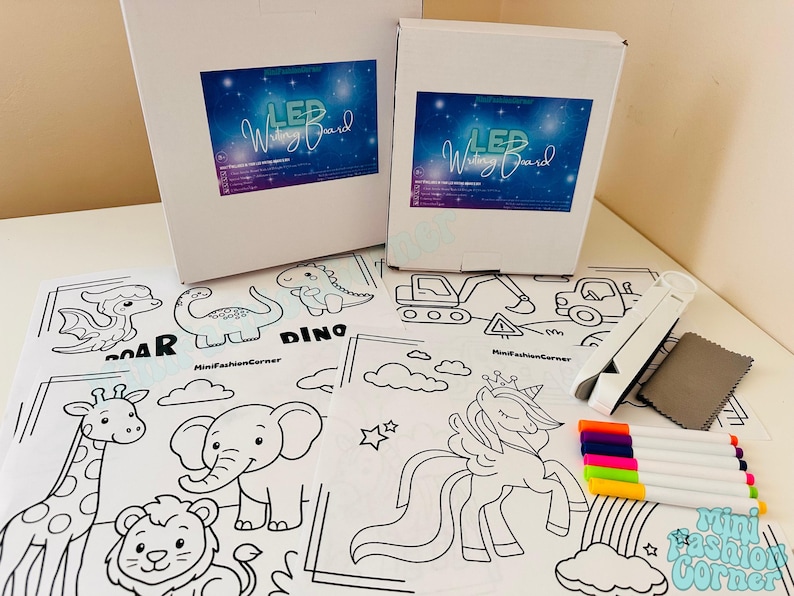 LED Drawing Board for Kids, Light up Tracing Pad With Templates, STEM ...