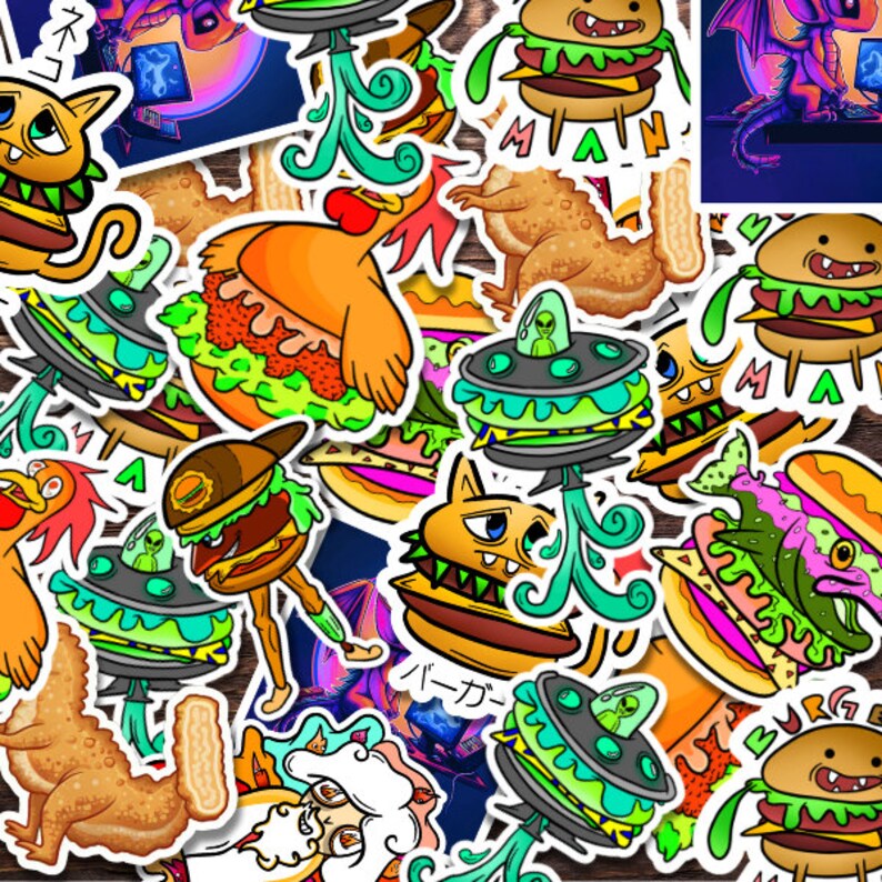 10 Sticker Bundle Pack / Choose Any 5 Stickers for a Discounted Price ...