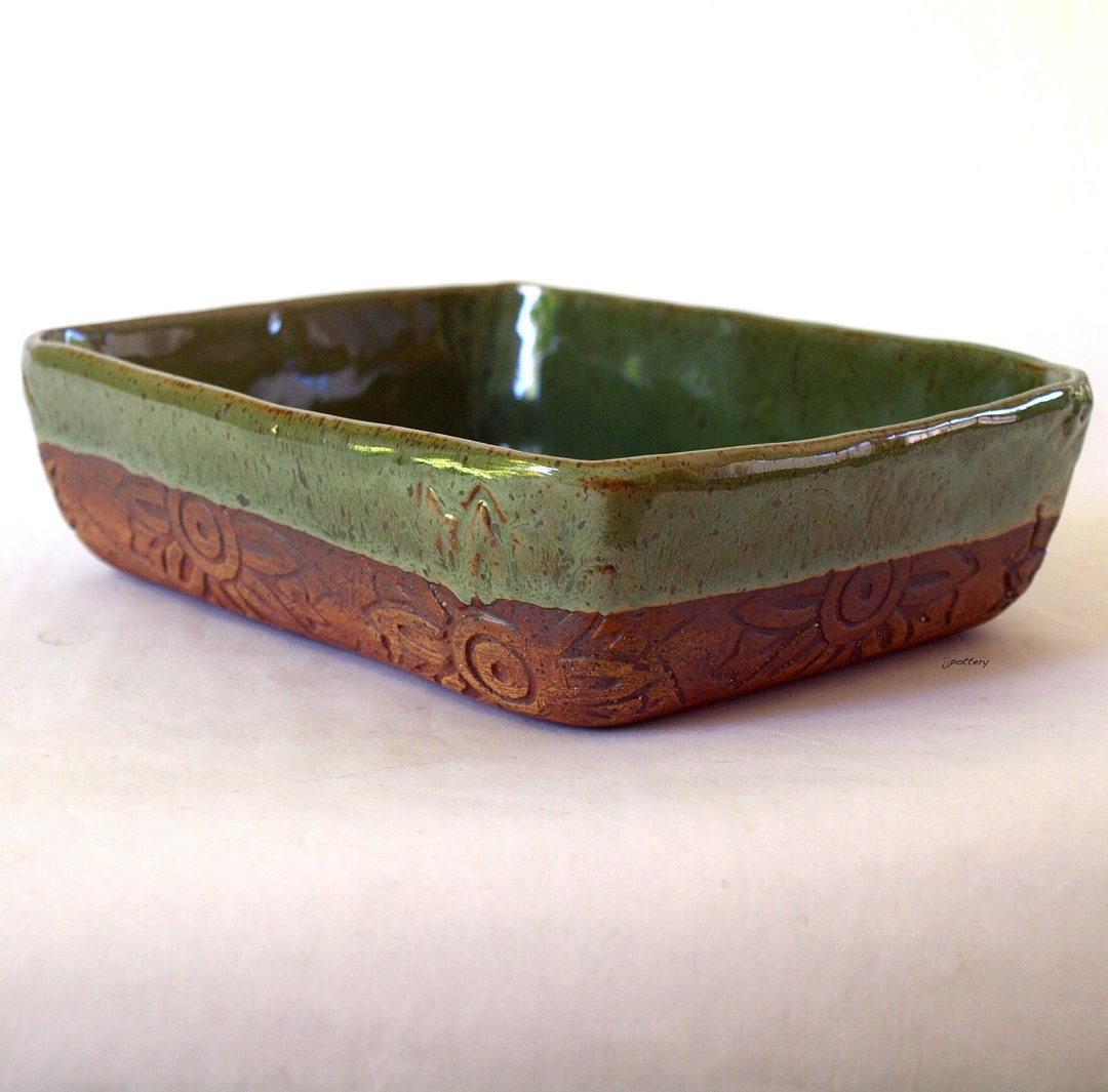 Handmade Pottery Dish, Ceramic Serving Tray, Baking Dish - Etsy