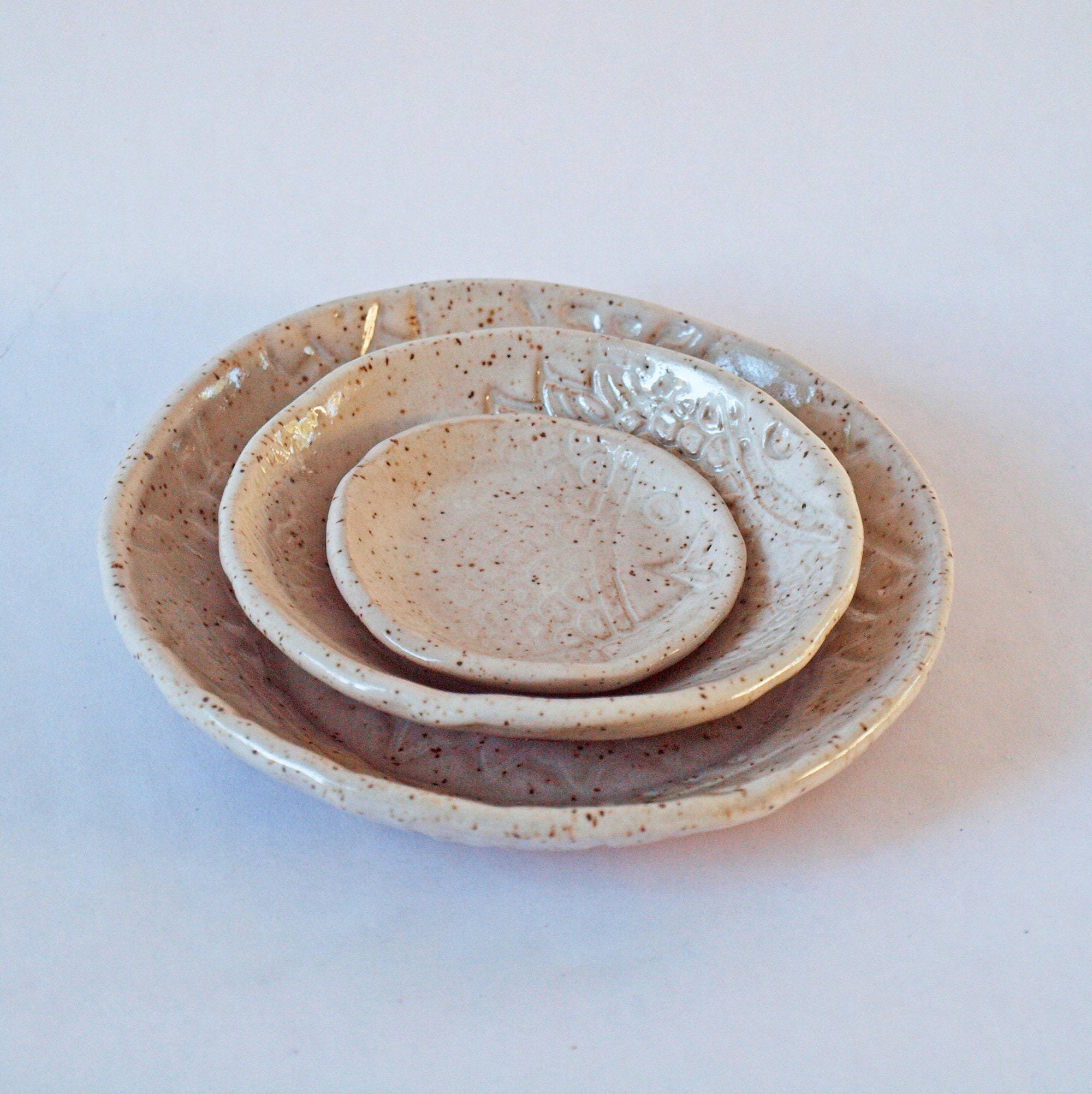 Handmade Pottery Mini Dishes Nature Inspired Ceramic Dishes | Etsy