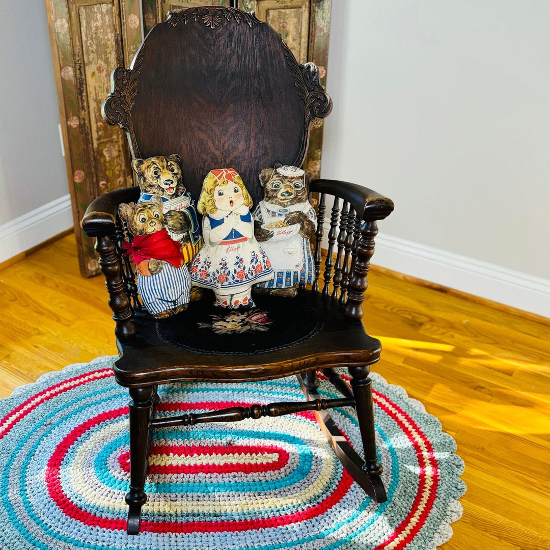 Kelloggs Goldilocks & 3 Bears (advertising) Folk Dolls - Etsy