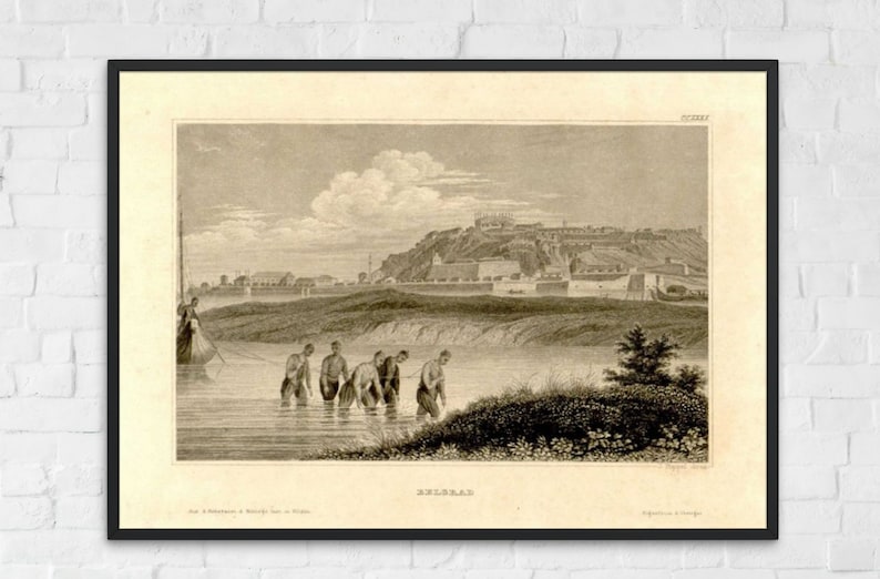 Vintage Printable Serbia Paintings - Serbia Digital Prints - Antique ...