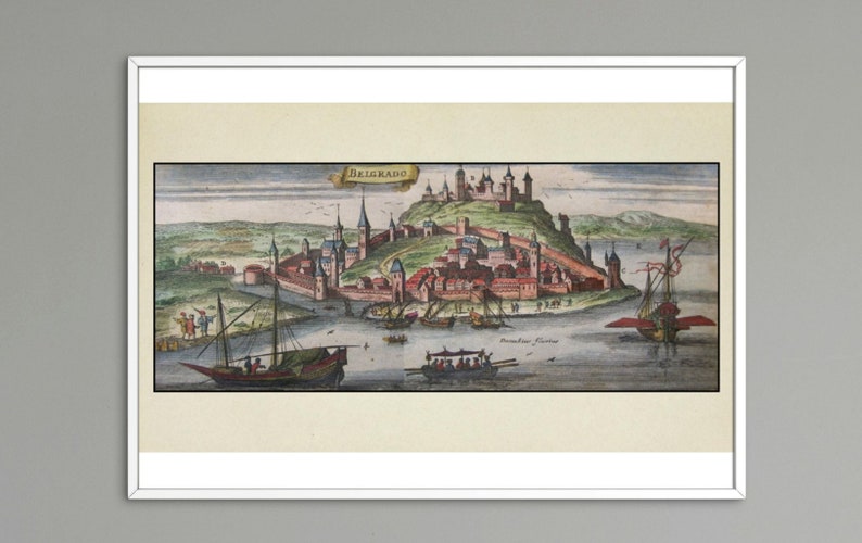 Vintage Printable Serbia Paintings - Serbia Digital Prints - Antique Serbia Posters - 5-bundle ...