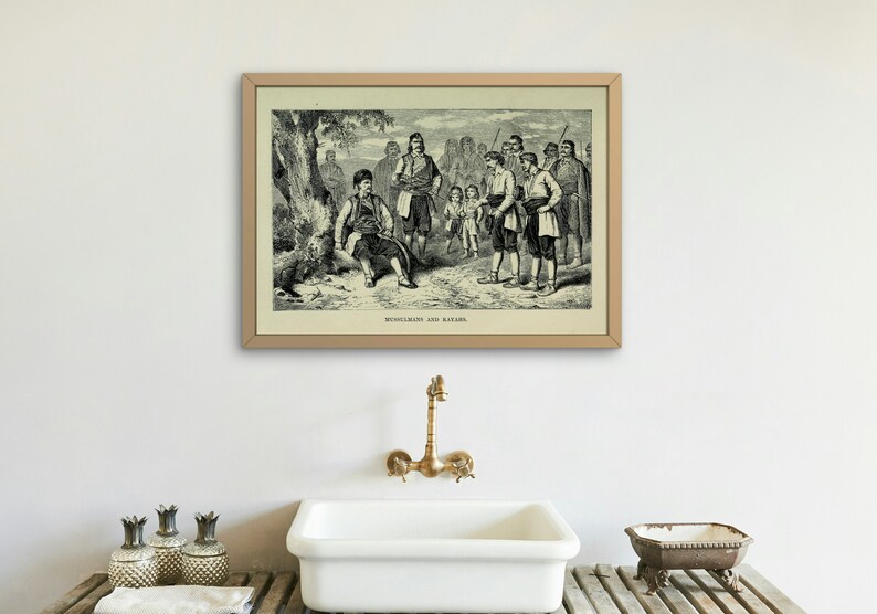 Vintage Printable Serbia Paintings - Serbia Digital Prints - Antique ...