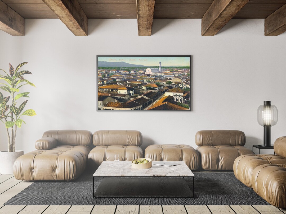 Albania Vintage Wall Art – 19th Century Shkodra & Balkan City Prints ...