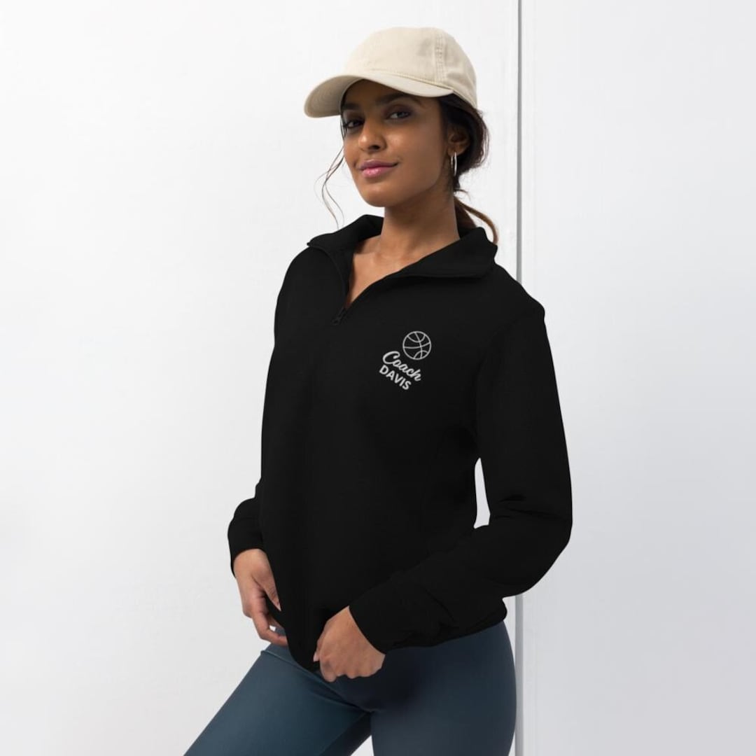 Custom Coach Shirt: Embroidered Basketball Sweatshirt, Personalized ...