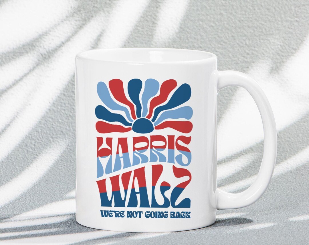 Kamala Harris Mug Vintage Retro Design Change a New Way Forward ...