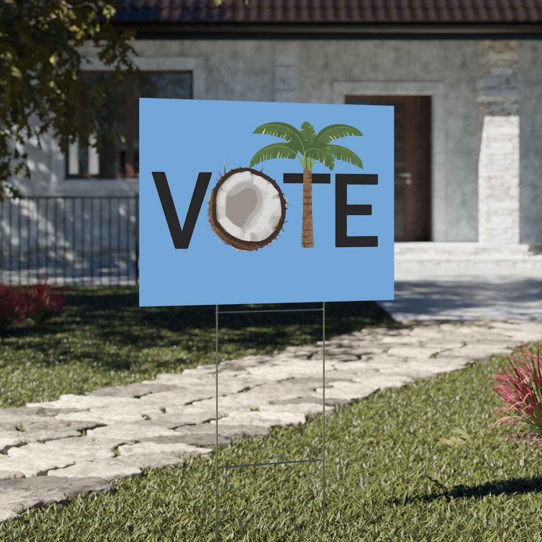 Kamala Harris Yard Sign, Kamala Lawn Sign, Vote Blue, Vote Harris ...