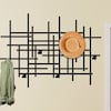 Moon Phases Metal Plexiglass Wall Hanger, Minimalist Full Moon Coat ...