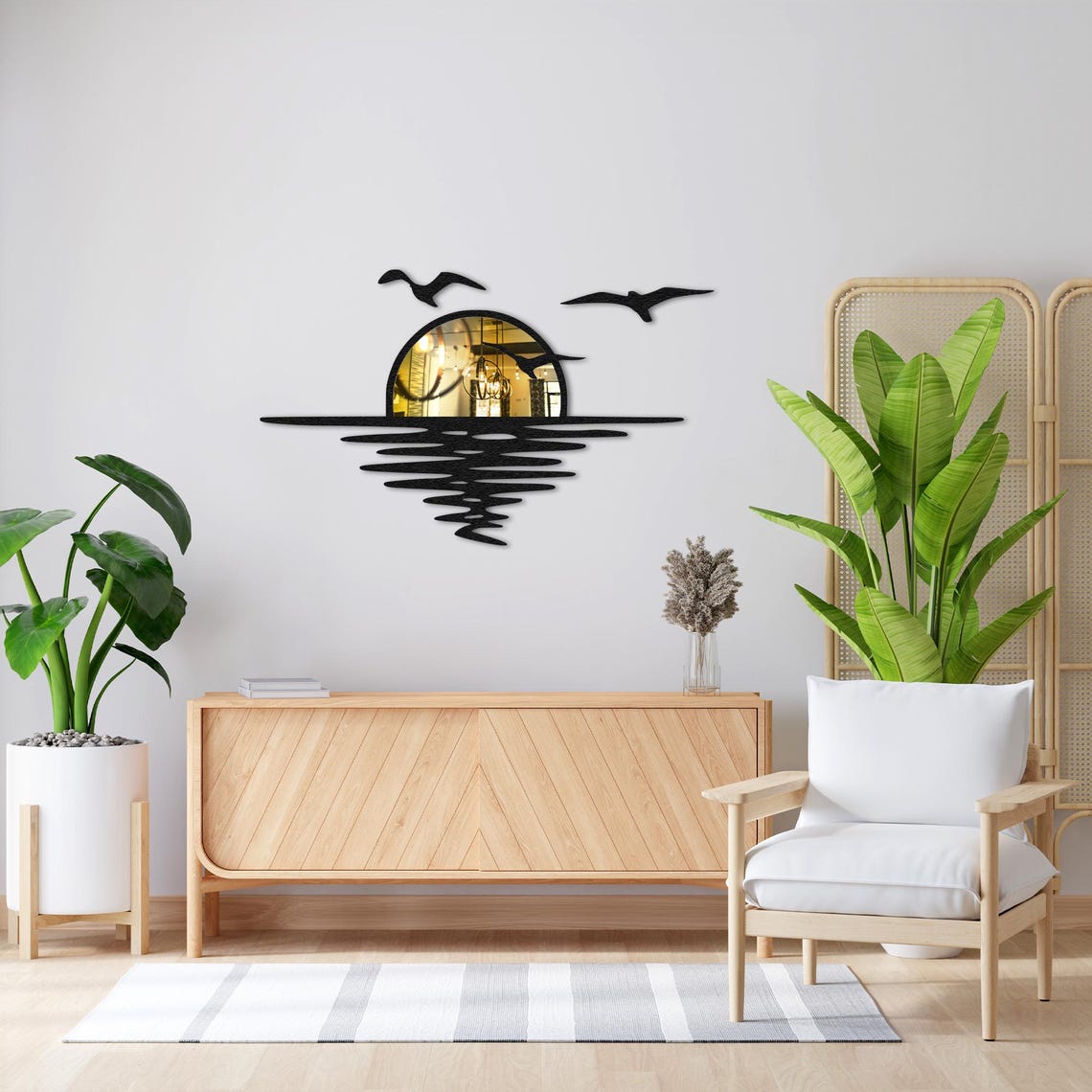 Sun Metal Plexiglass Wall Decor, Sunrise Metal Wall Sign, Home Office ...