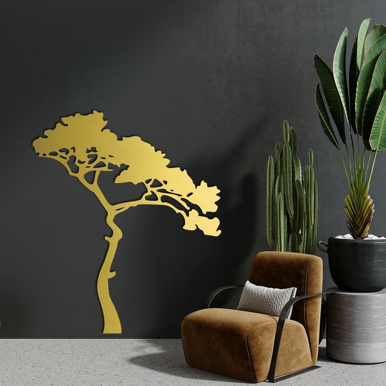 Extra Large Tree Metal Wall Decor, Oversized Wall Art, Housewarming ...