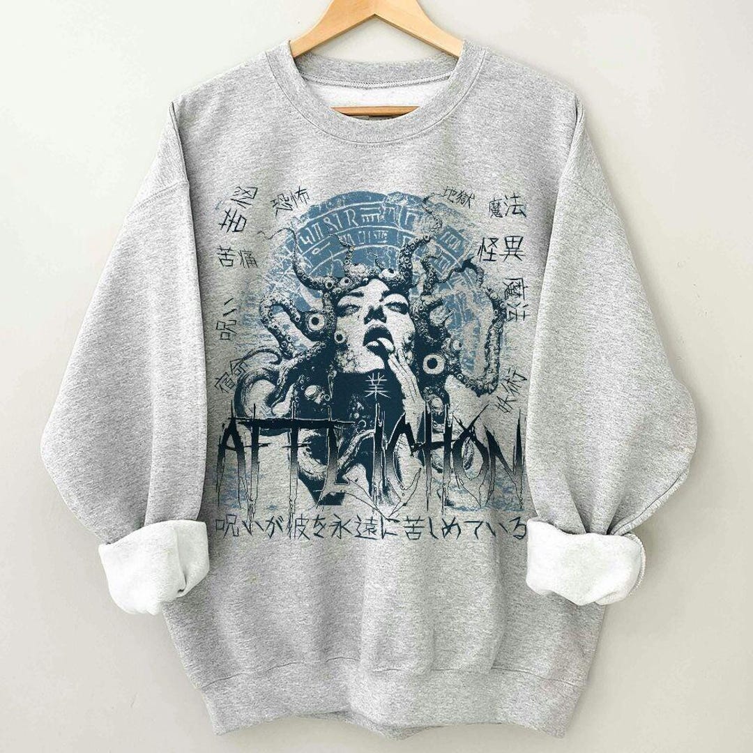 Affliction Japan Wicth Shirt, Anime Horror Tokyo Japanese Weird Style ...