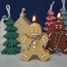 Gingerbread Man Candle: Christmas Fragrance, Holiday Decor - Etsy