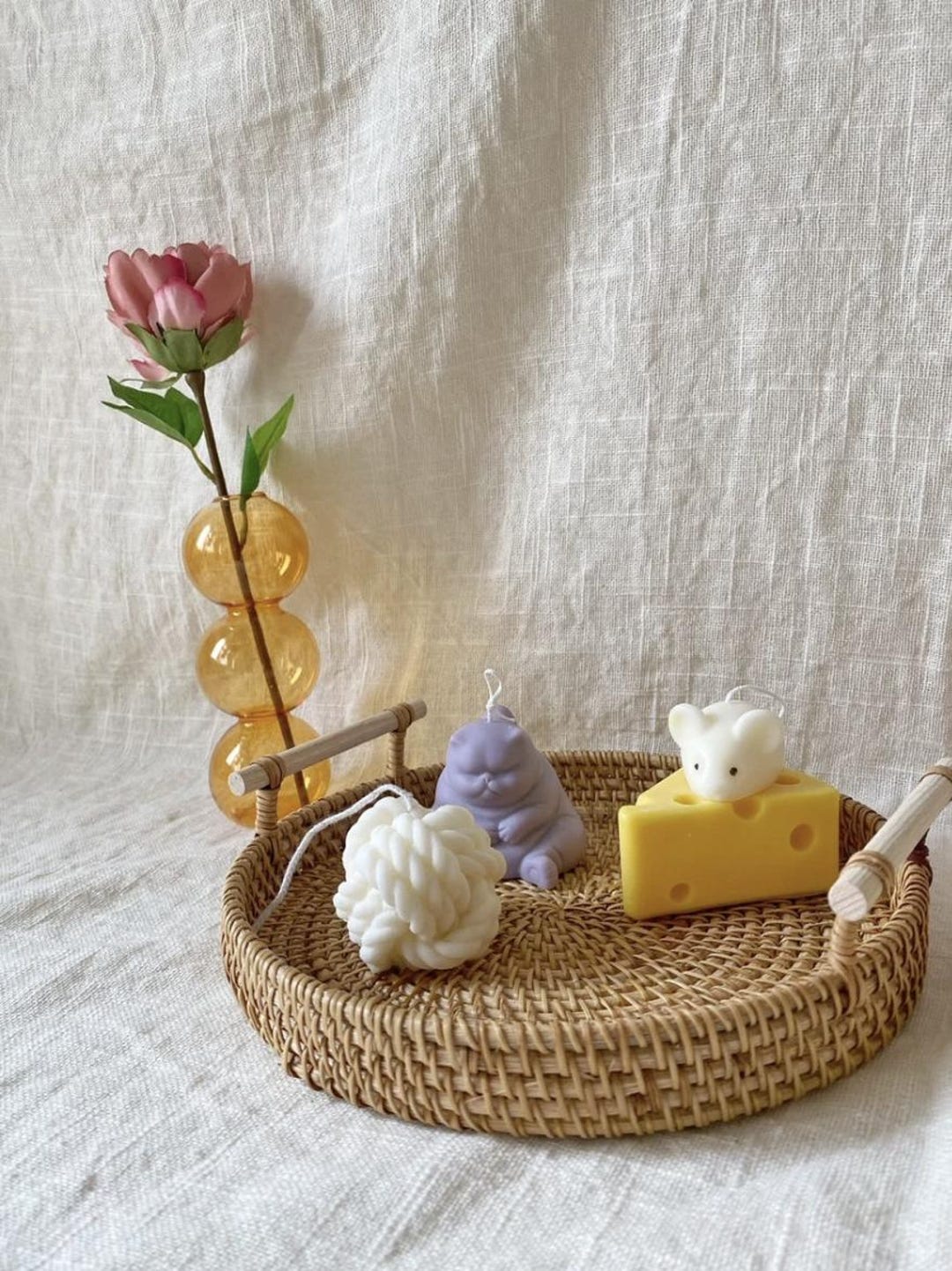 Cheese / Mice Candles - Home Decor - Hand Made Candles - Soy Candle - Etsy