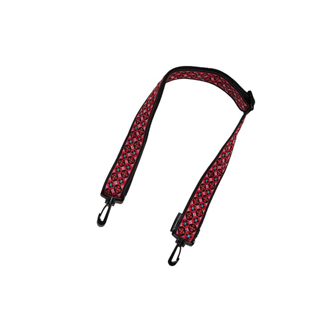Red and Black Rosettes Bag Strap - Etsy