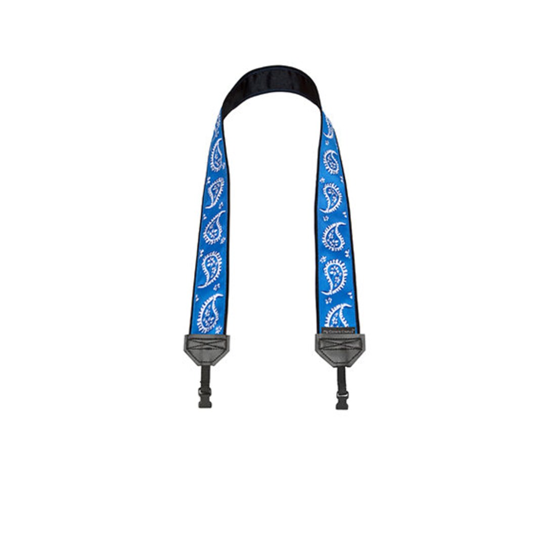 Blue Paisley DSLR Shoulder Strap - Etsy