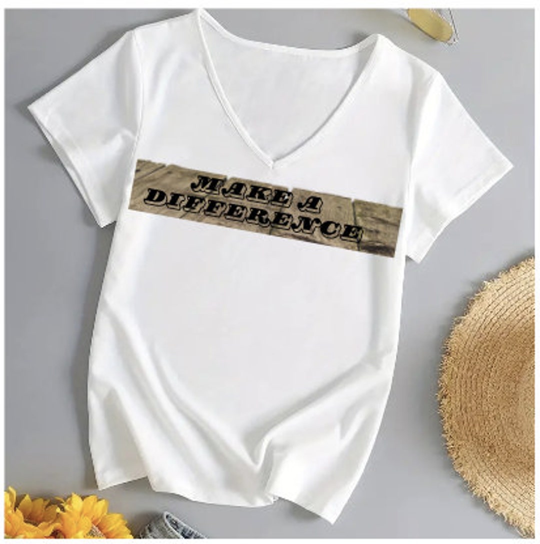 Make A Difference T-shirt - Etsy
