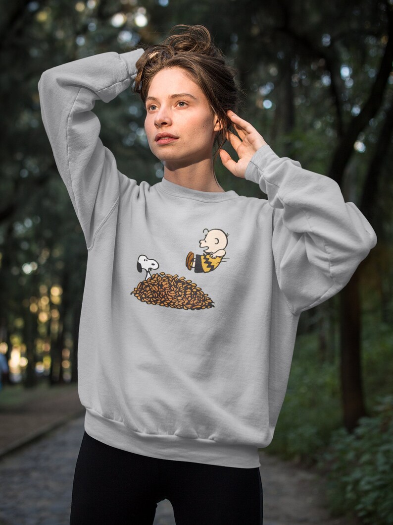 Adorable Snoopy and Charlie Brown Fall Sweatshirt Cute Peanuts ...