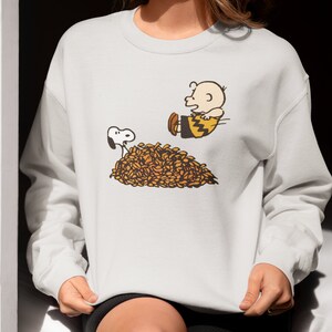Adorable Snoopy and Charlie Brown Fall Sweatshirt Cute Peanuts ...