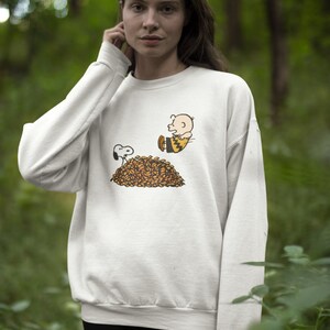 Adorable Snoopy and Charlie Brown Fall Sweatshirt Cute Peanuts ...