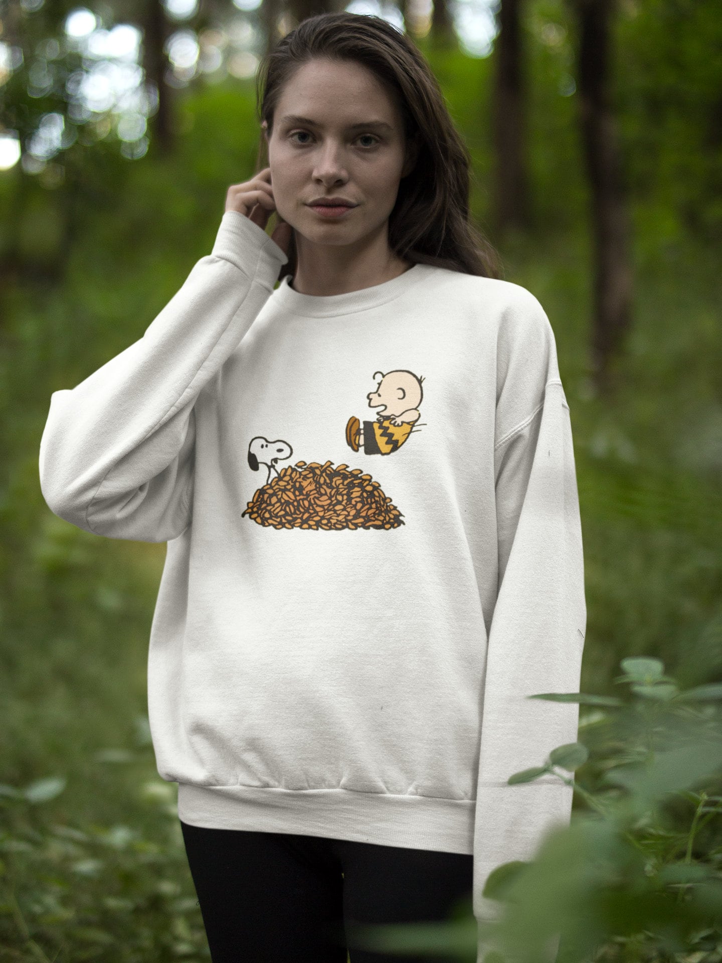 Adorable Snoopy and Charlie Brown Fall Sweatshirt Cute Peanuts ...
