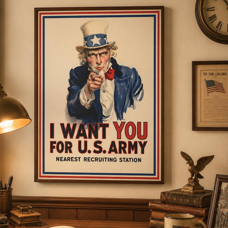 Uncle Sam Poster - Etsy