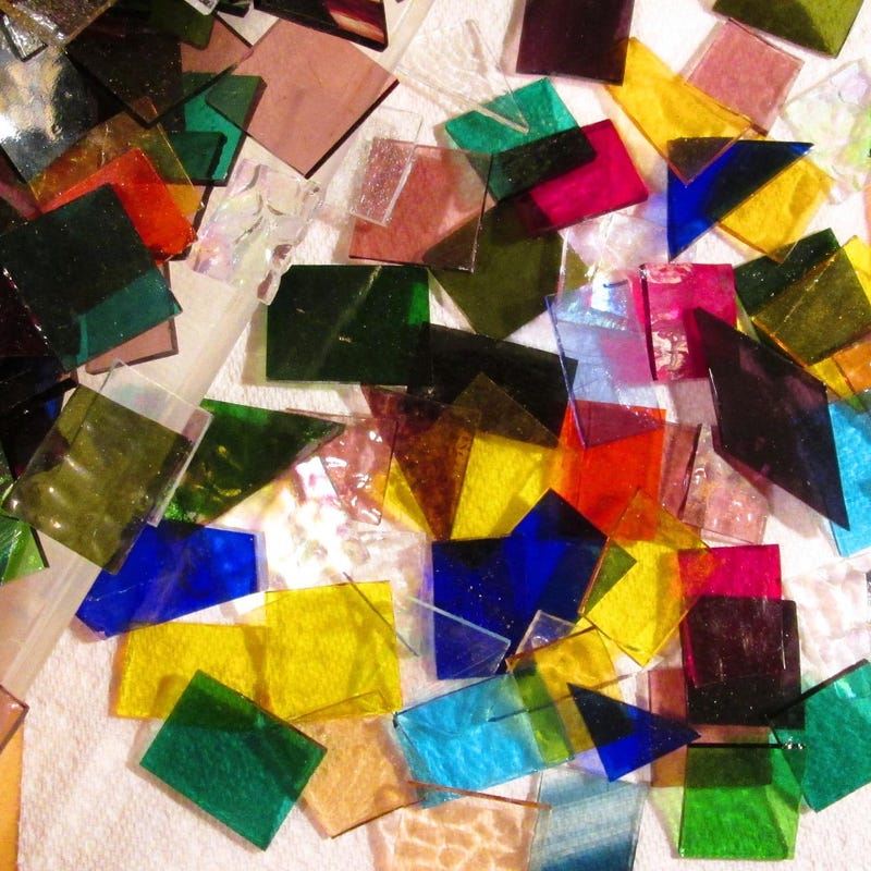 Stained Glass Scraps - Etsy