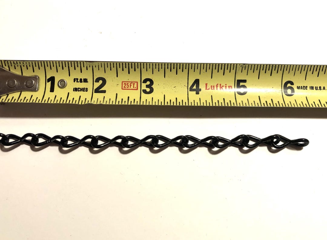 14 Gauge-black Jack Chain(3'to8'option) - Holds up to 16 Pounds - Great ...