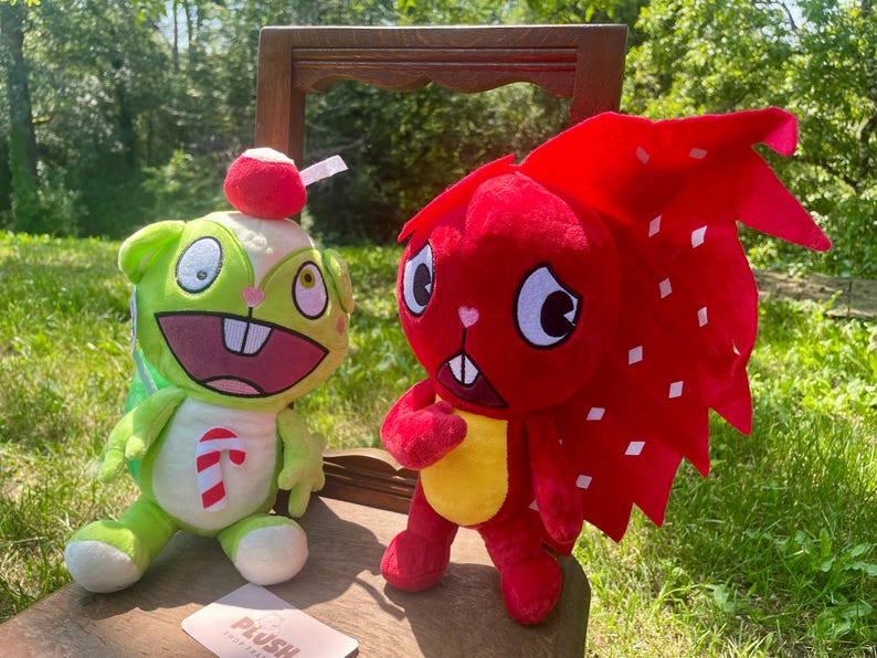 Happy Tree Friends Plush Set Flaky and Nutty Characters Htf Plush ...