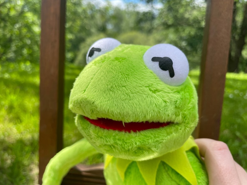 Kermit the Frog Plush Toy Hand Puppet Muppet Show, Kids Birthday ...