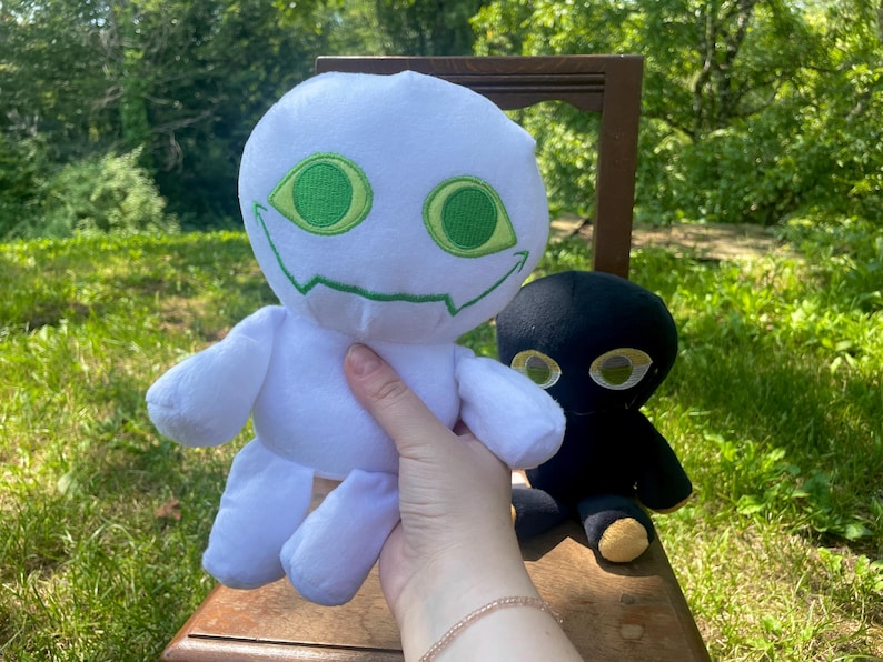 The Bobs Plush Adorable Bob Plush Toy the Bobs in Black or White, 20cm ...