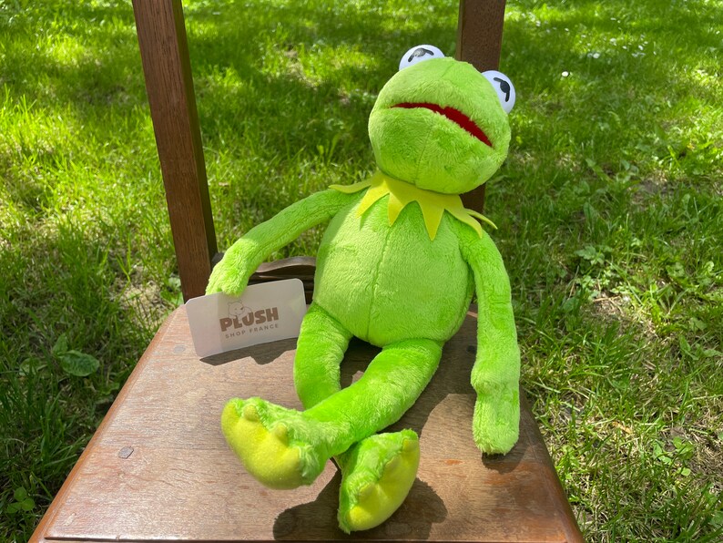 Kermit the Frog Plush Toy Hand Puppet Muppet Show, Kids Birthday ...