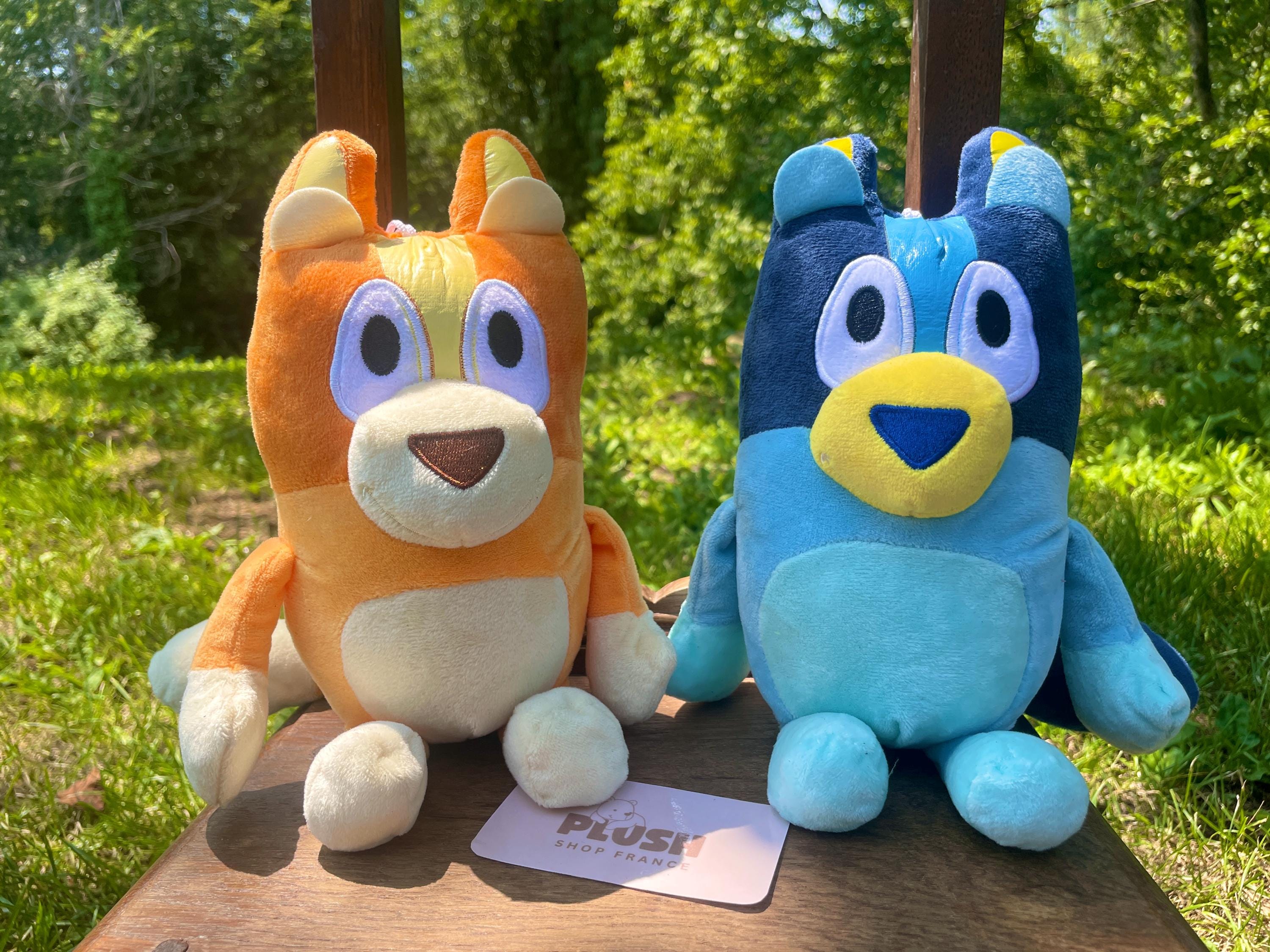 Bluey Family Plush Toys 2 Soft 28cm Bingo & Bandit, Cute Cartoon Dolls ...