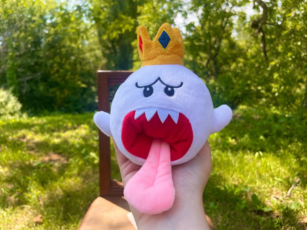 Super Mario Bros Boo Plush Toy 14cm All Star Collection Mario Bros ...