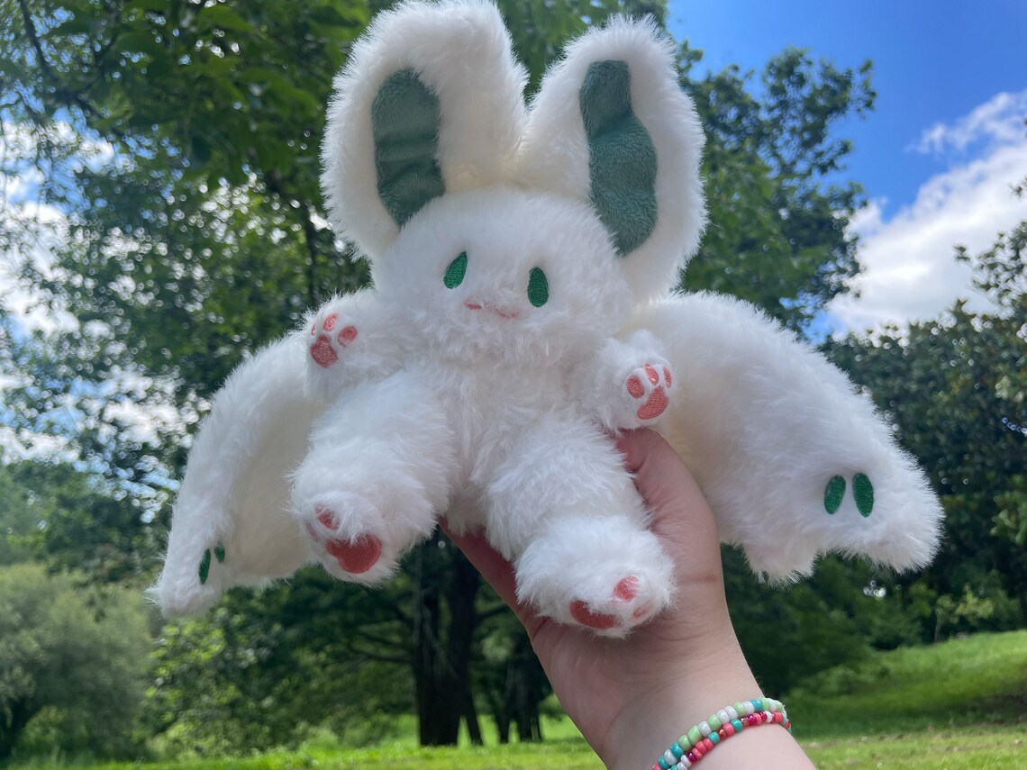 Adorable 20cm Gargoyle Plush Flying Bat Rabbit Plush Soft Kawaii Animal ...