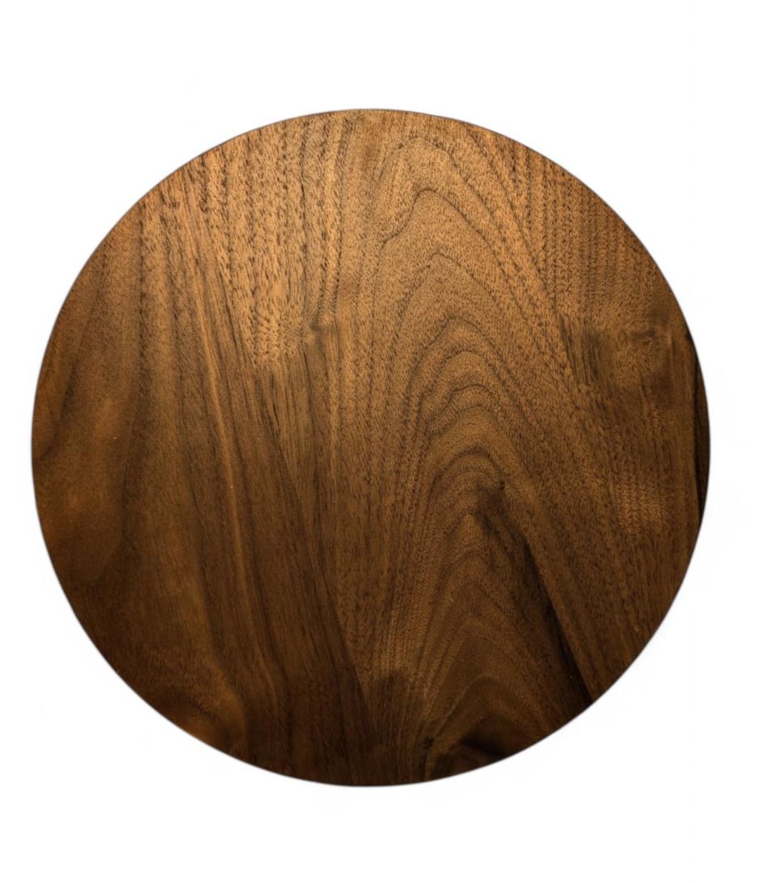 Custom Round Walnut Table Top: Solid Wood, Natural Grain - Etsy
