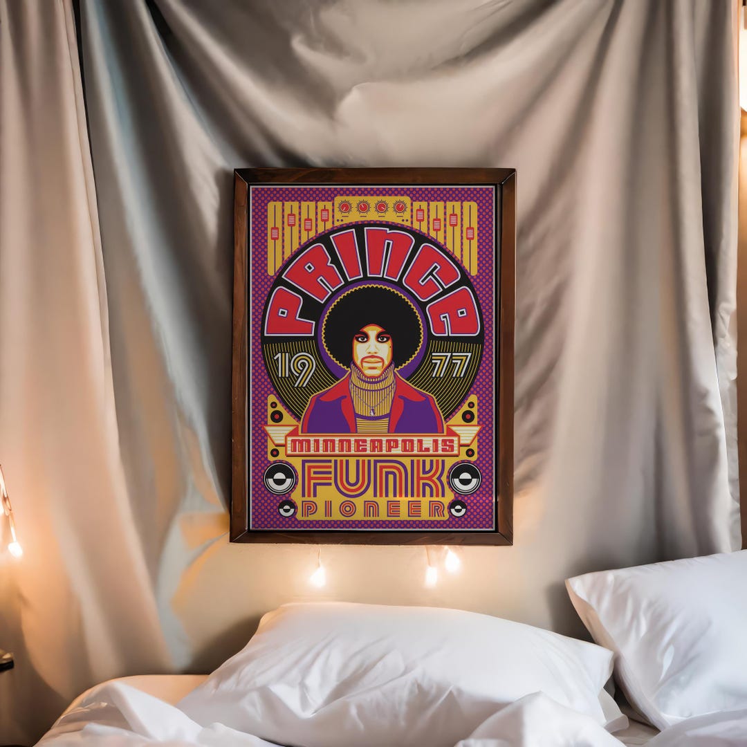 Prince Poster Prince 1977 Poster Music Poster Home Decor Poster ...