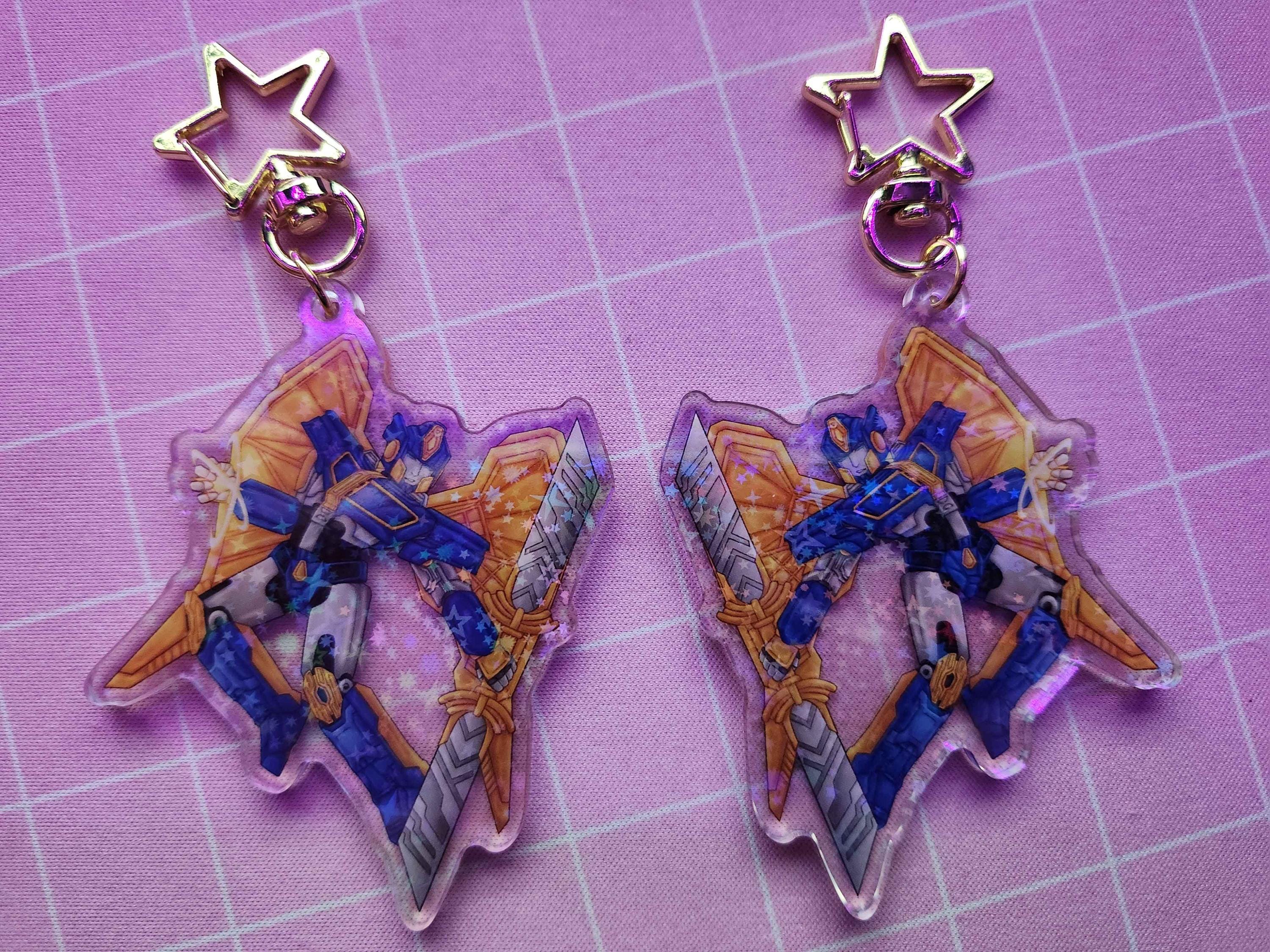 Sentinel Prime Holographic Epoxy Charm/keychain | Transformers One - Etsy