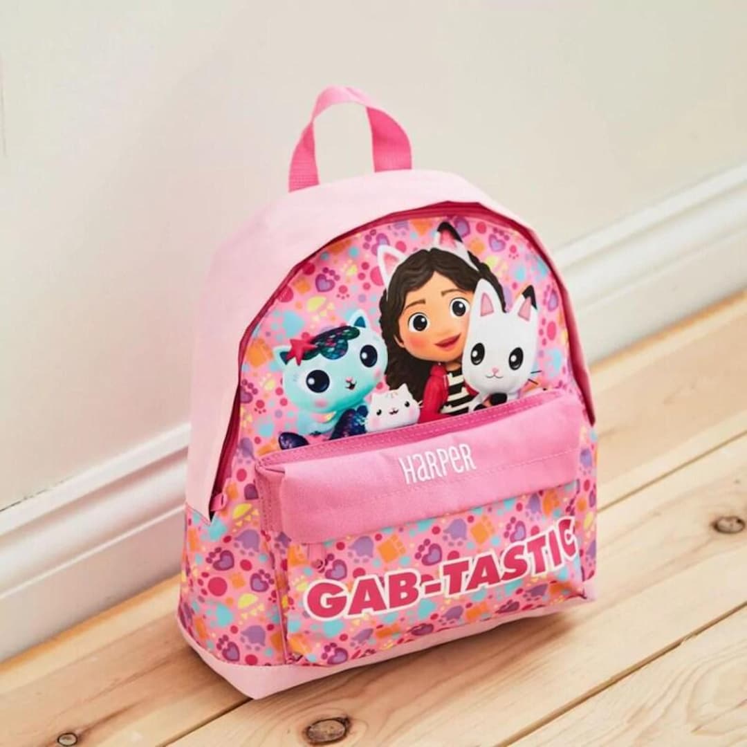 Personalized Gabby's Dollhouse Backpack, Custom Toddler Backpacks ...