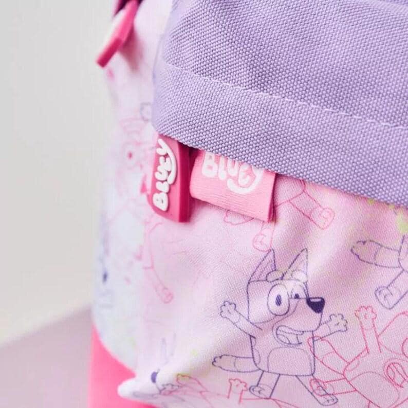 Personalized Pink Bluey & Bingo Backpack, Custom Toddler Backpacks ...