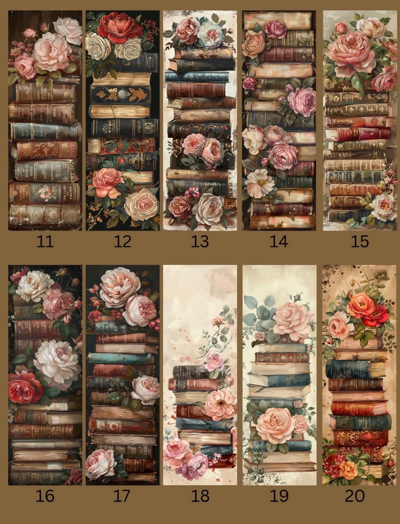 Vintage Bookmark Collection - Etsy