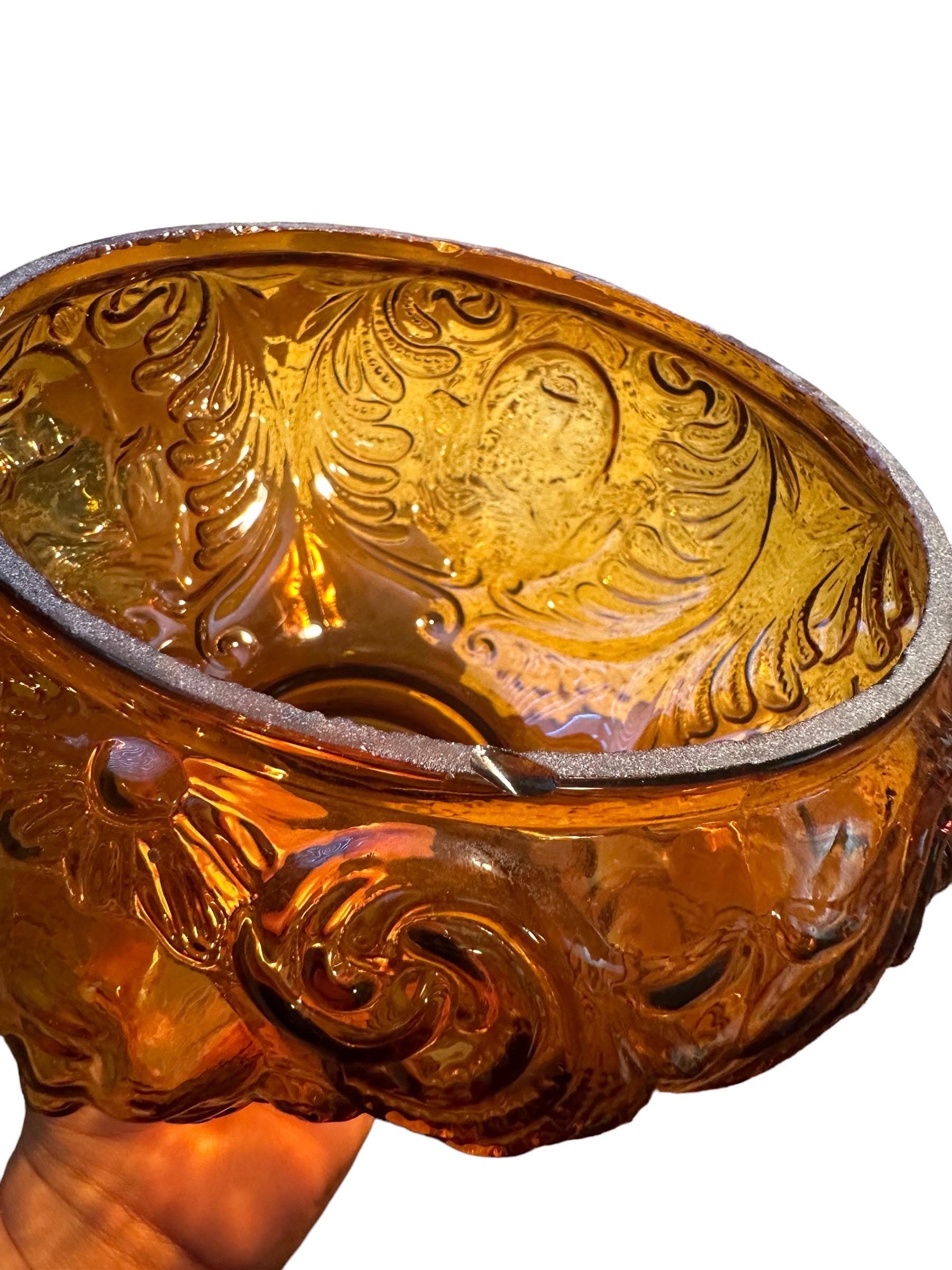 Vintage Amber Glass Cherub Victorian Style Lamp - Etsy